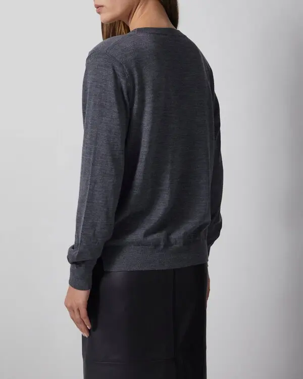 WAKAKUU Sweater Angler Merino Wool V-neck