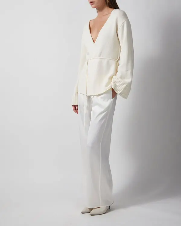 WAKAKUU Cardigan Cashmere Wool Wrap