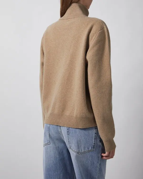 RÓHE Polo Zipped Moulin - Camel