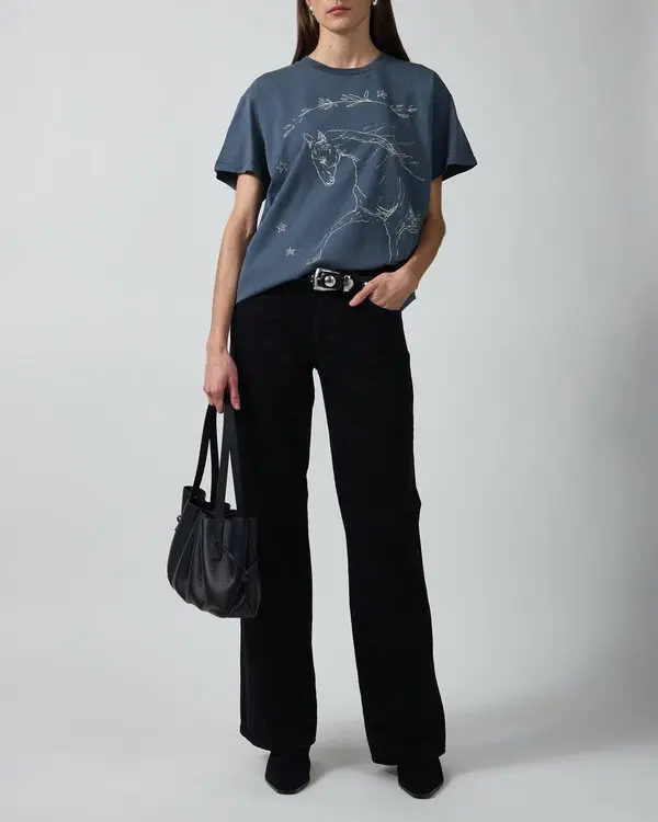 FOUND T-shirt Faded Horse Trot Tee