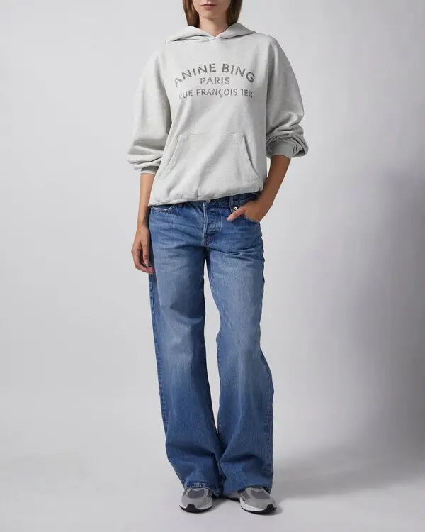 ANINE BING Sweatshirt Harvey Paris Stencil
