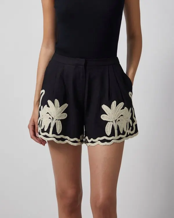 MALINA Shorts Fenya Embroidered