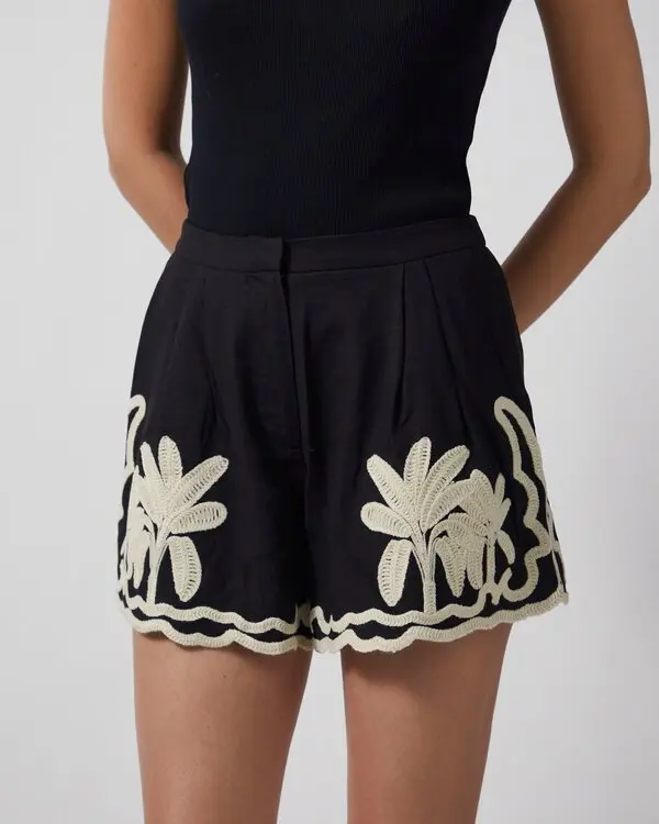 MALINA Shorts Fenya Embroidered