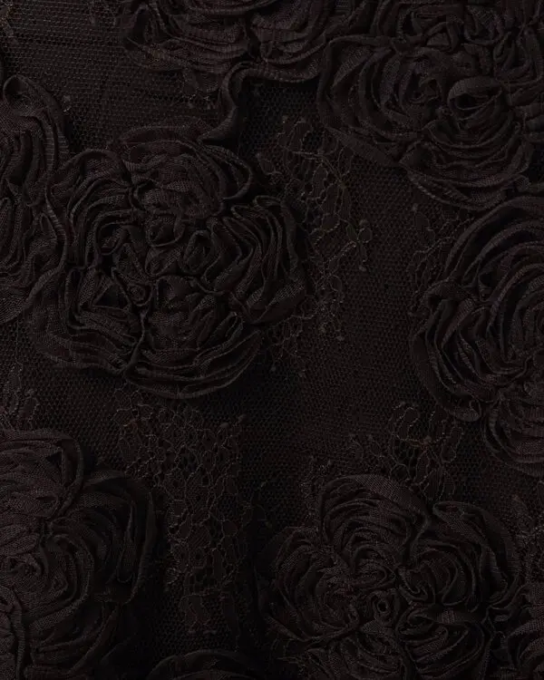 ROTATE BY BIRGER CHRISTENSEN Dress 3d Flower Maxi