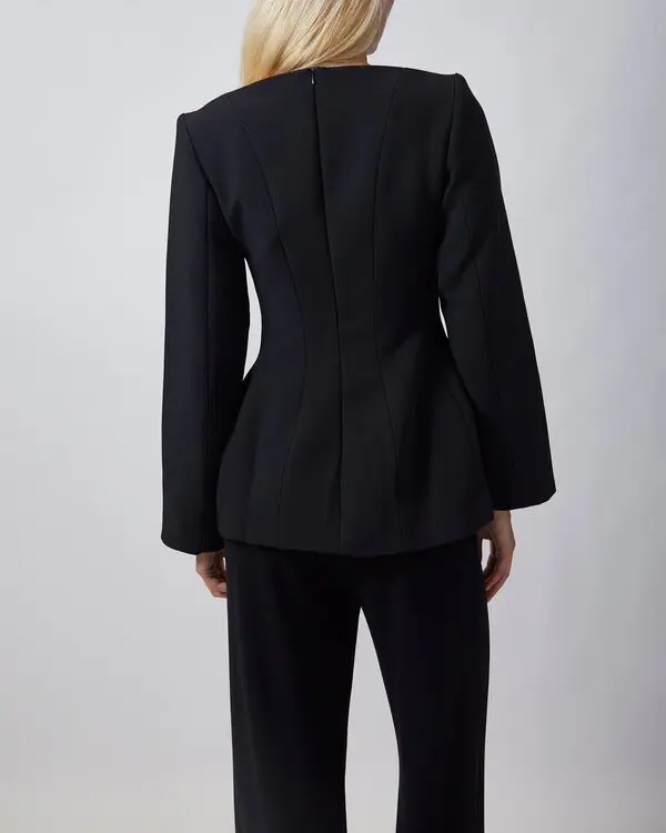 MALINA Top Ninni Cut-out Shoulder Hourglass