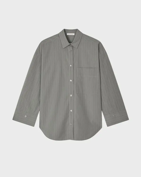 BY MALENE BIRGER Shirt Derris - Grey