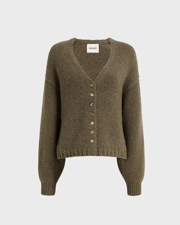 Khaite Cardigan Axel - Khaki