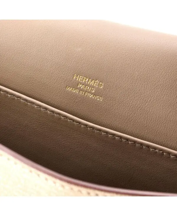 Hermès Geta Bag Chevre Mysore - Gray