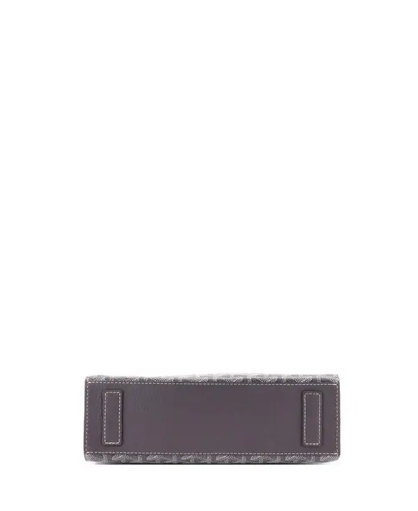 Goyard Pm Structured Rouette Chain Shoulder Bag Coated Canvas - Gray