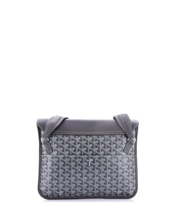 Goyard Coursier Messenger Bag Coated Canvas And Leather