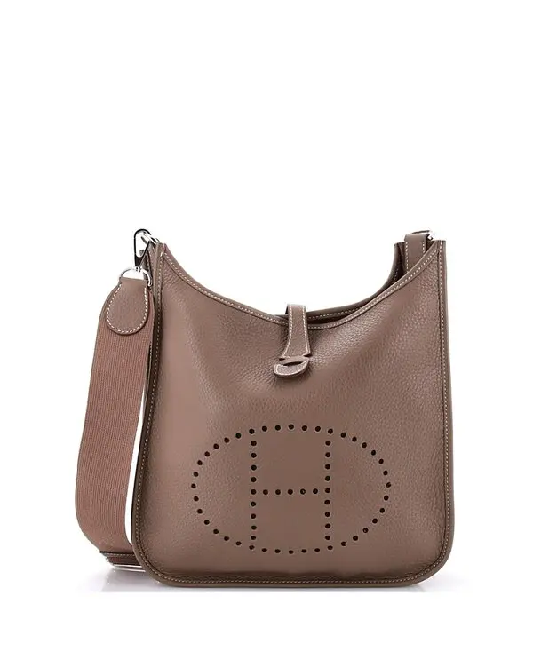 Hermès Pm Evelyne Bag Gen Iii Clemence - Gray