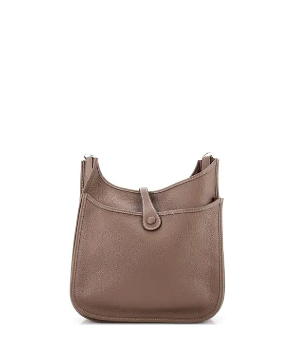 Hermès Pm Evelyne Bag Gen Iii Clemence - Gray