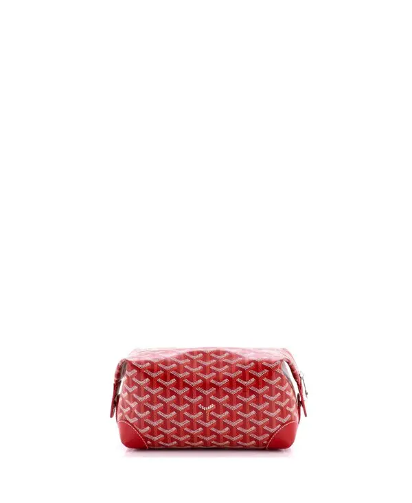 Goyard 25 Boeing Trousse De Toilette Pouch Coated Canvas
