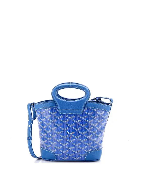Goyard Beluga Bag Coated Canvas - Blue