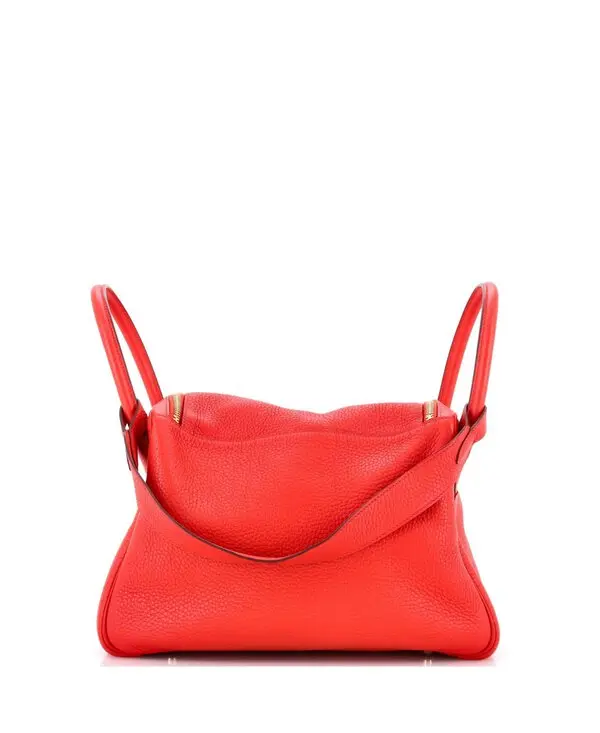Hermès 30 Lindy Bag Clemence - Red