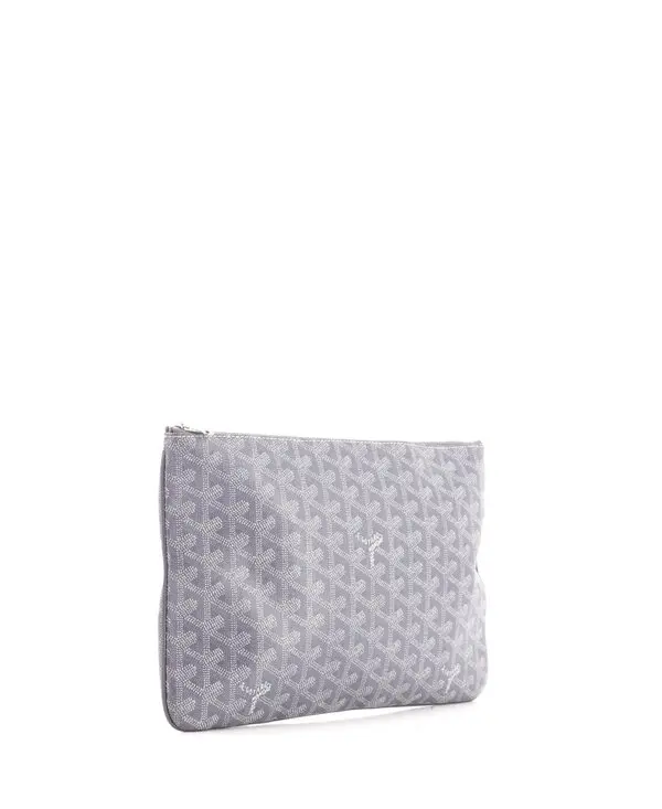 Goyard Mm Senat Zip Pouch Coated Canvas