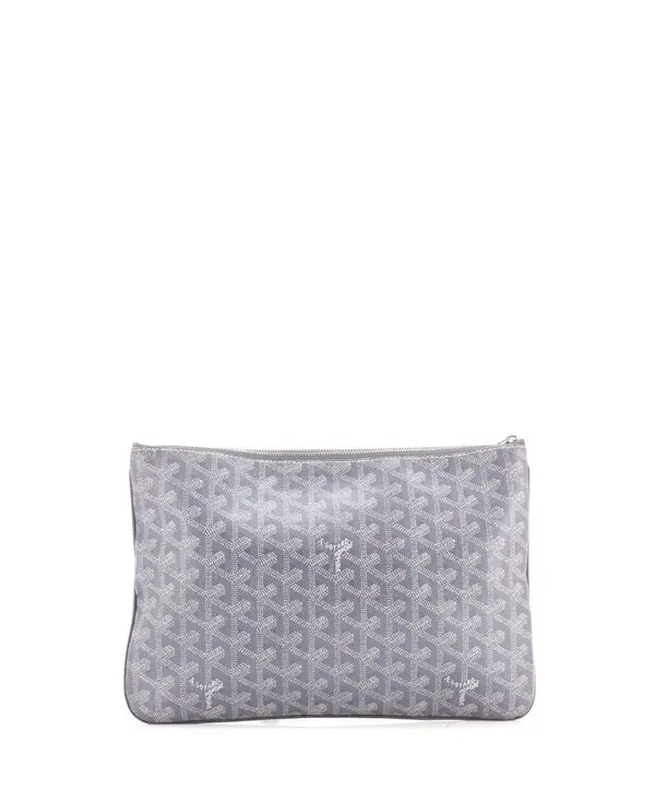 Goyard Mm Senat Zip Pouch Coated Canvas