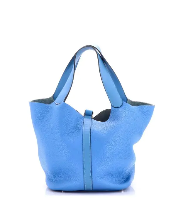 Hermès Gm Bicolor Picotin Lock Bag Clemence With Swift