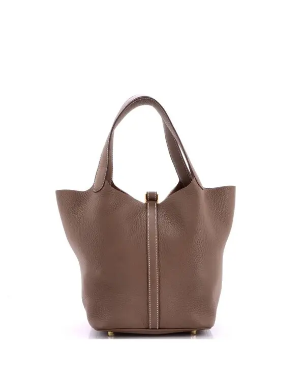 Hermès Mm Picotin Lock Bag Clemence