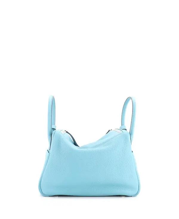 Hermès 30 Lindy Bag Clemence - Blue