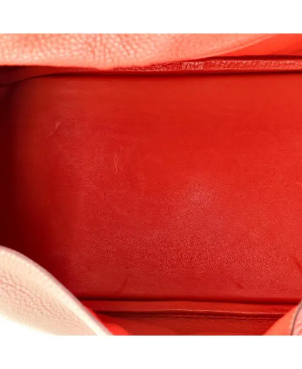 Hermès 30 Lindy Bag Clemence - Red