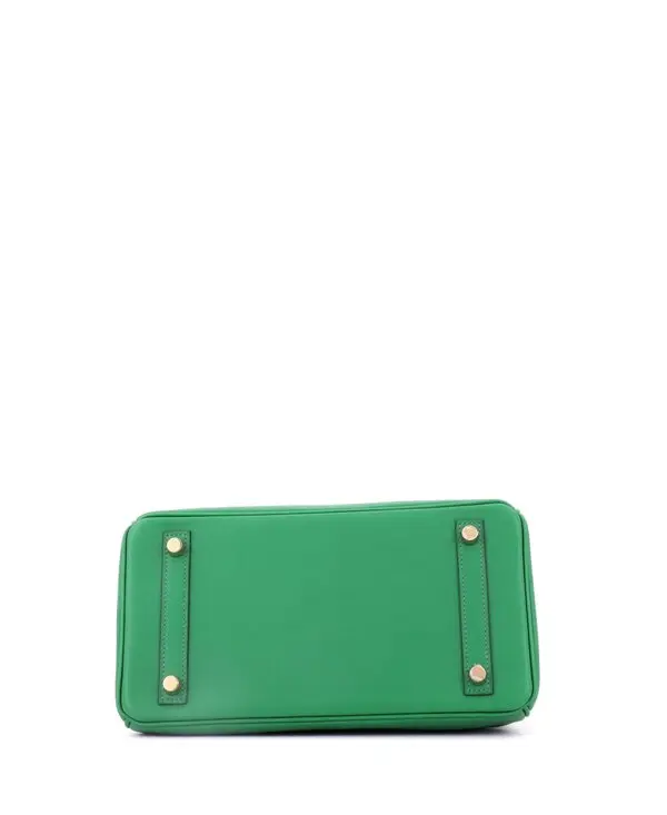 Hermès Birkin 25 Handbag Green Swift With Gold Hardware