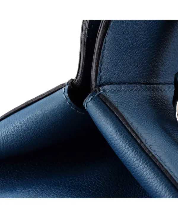 Hermès 20 Toolbox Bag Evercolor - Blue