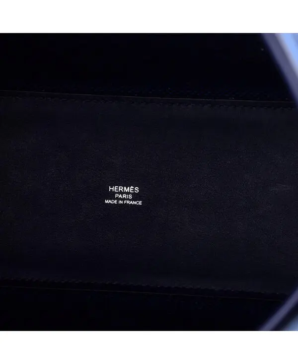 Hermès 27 Cabas H En Biais Tote Canvas With Leather