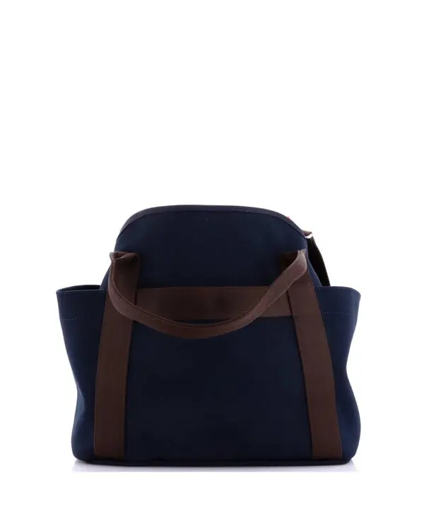Hermès Sac De Pansage Groom Handbag Canvas - Blue