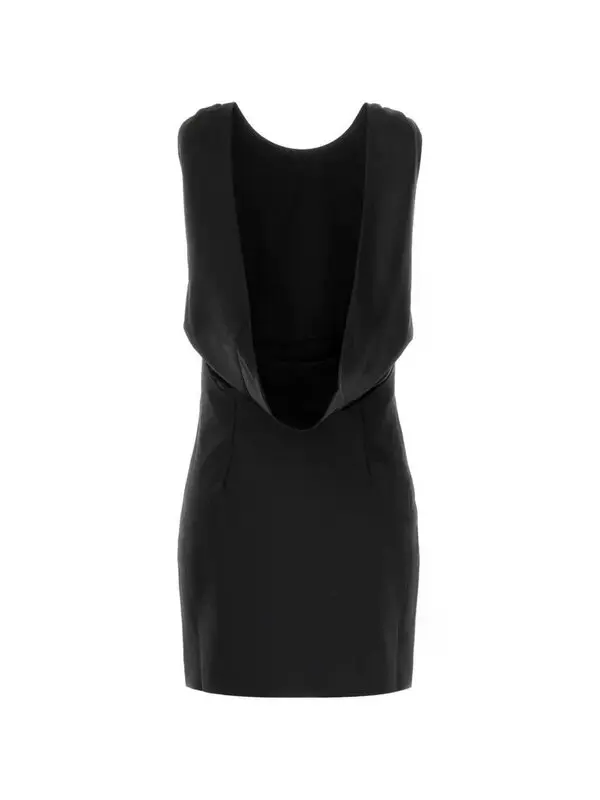 Andamane Draped-back Mini Dress