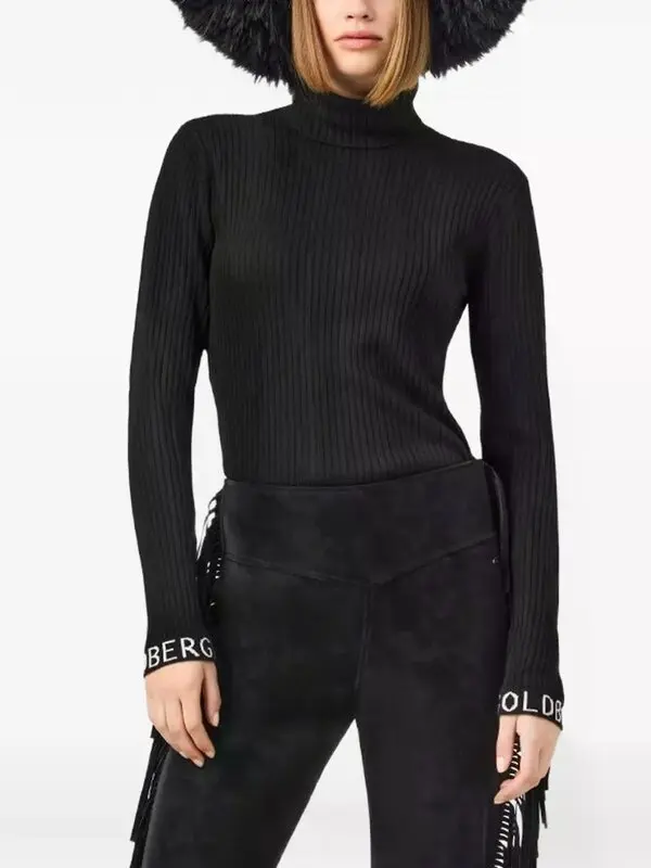 Goldbergh Mira Ribbed-knit Roll-neck Sweater