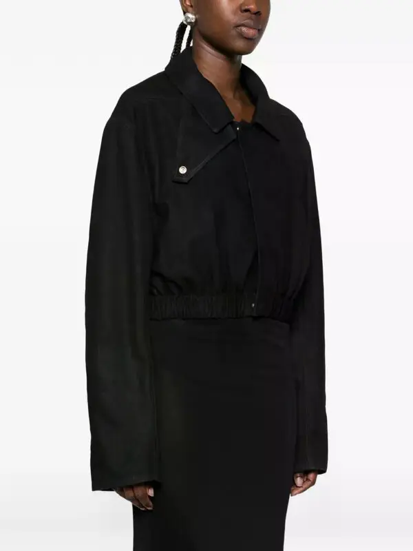 Rick Owens Cropped Elasticated-waist Jacket