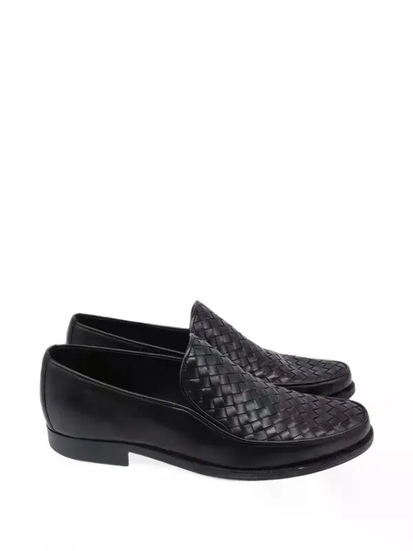 Bottega Veneta Intrecciato Woven Loafers