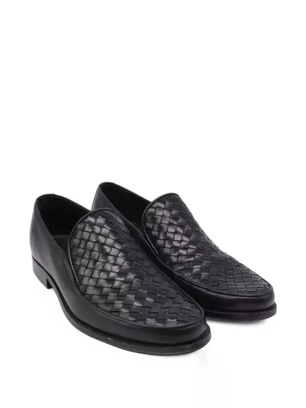 Bottega Veneta Intrecciato Woven Loafers