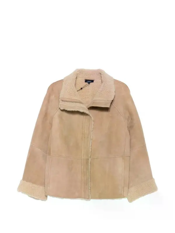 Soeur Kleber Leather Jacket - Neutrals