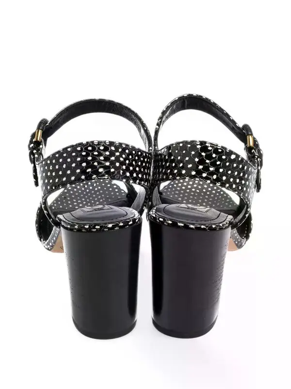 TOD'S Polka Dot Ankle-strap Sandals