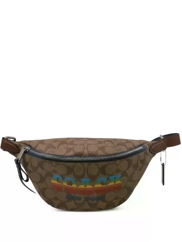 COACH 2020s Logo-print Belt Bag - Neutrals