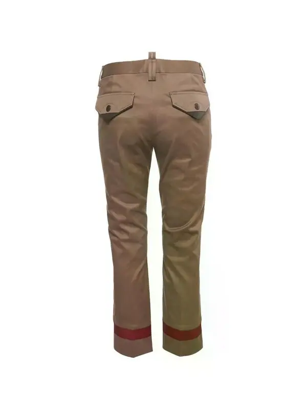 Dsquared2 Cropped Chino Trousers - Grey