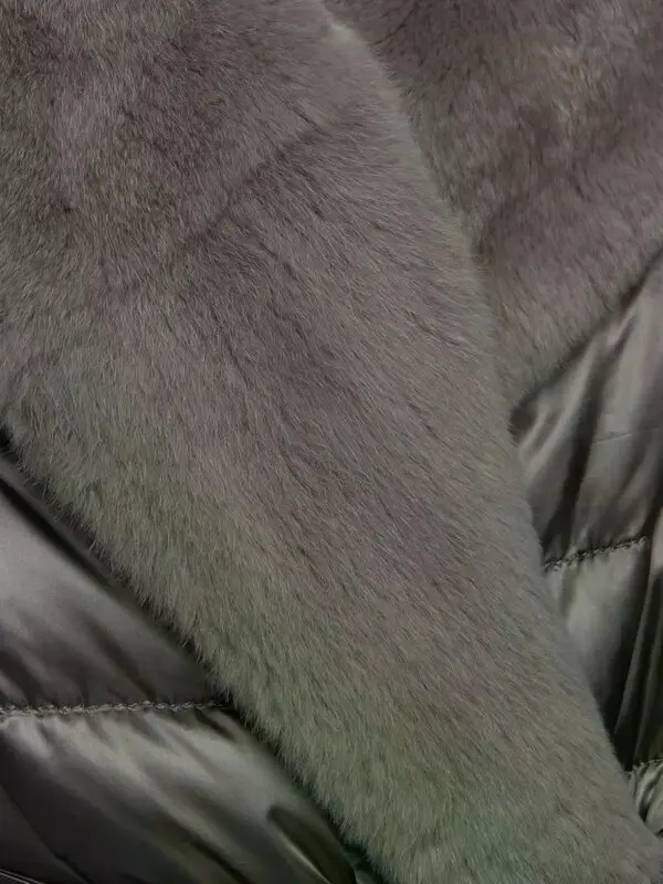 Max Mara The Cube Reversible Puffer Coat - Grey