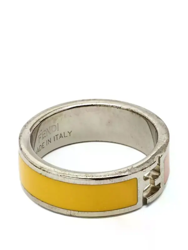 Fendi Fendista Enamel Ring
