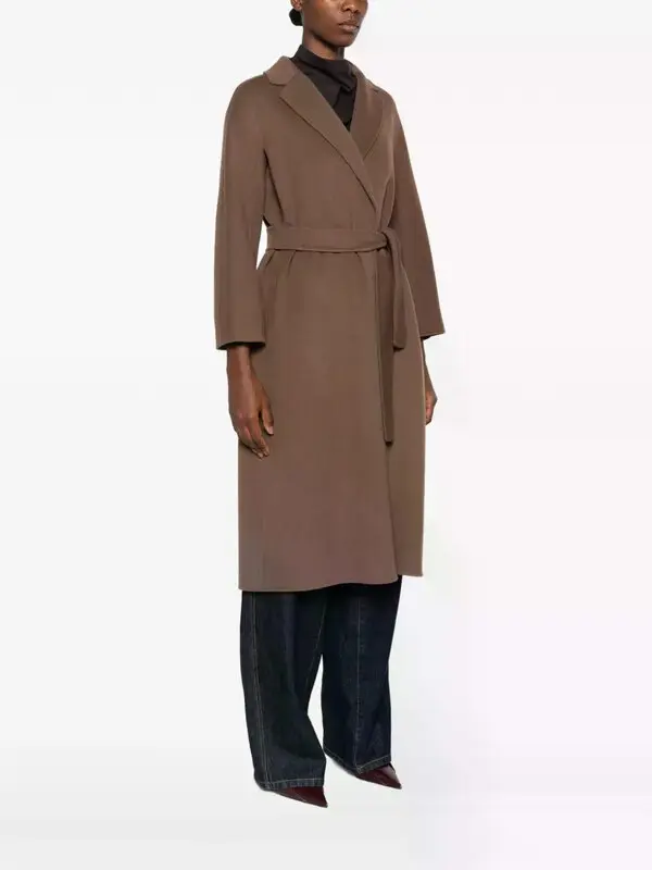 Max Mara Esturia Belted Notch-lapel Coat