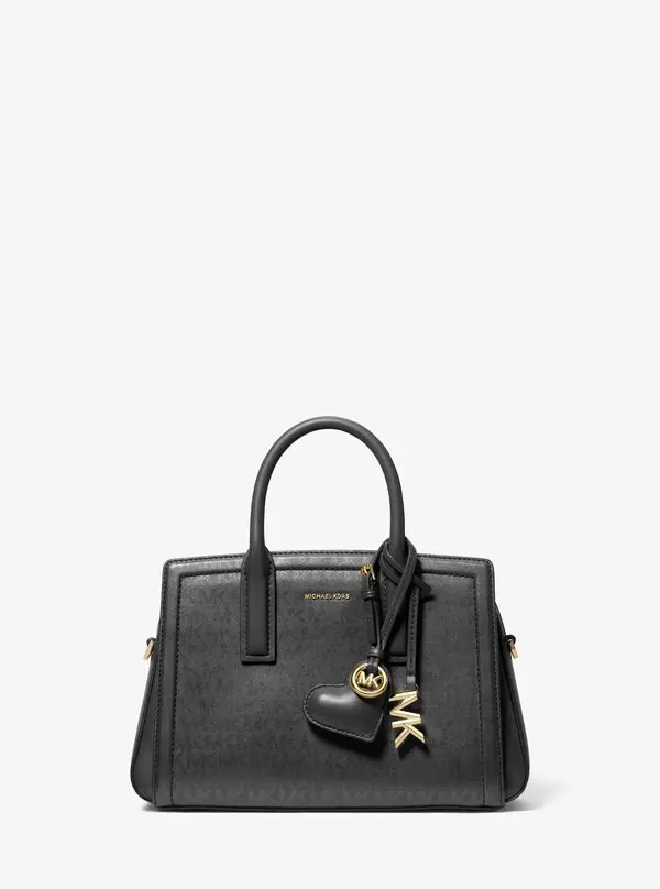 Michael Kors Puffy Heart Leather Bag Charm In By