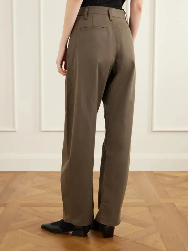 AGOLDE Luna Cotton-twill Barrel-leg Pants
