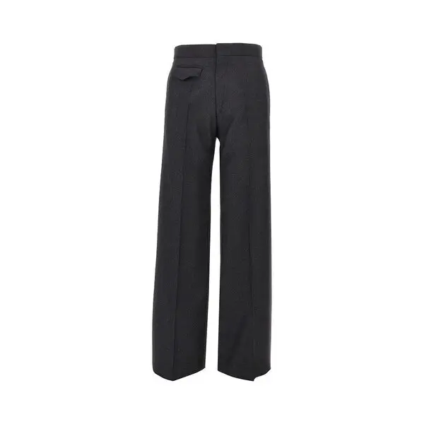 Phoebe Philo Wool Flannel Boyish Pants - Grey