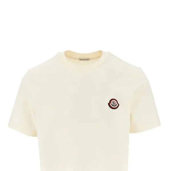 Moncler Tricolour Logo Patch T-hirt