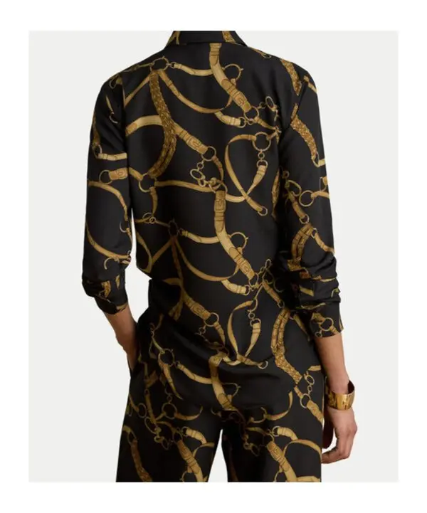 Ralph Lauren Belt-print Buttoned Shirt