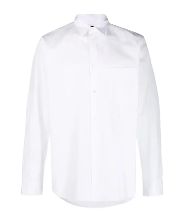 Comme Des Garçons Long-sleeved Shirt - White