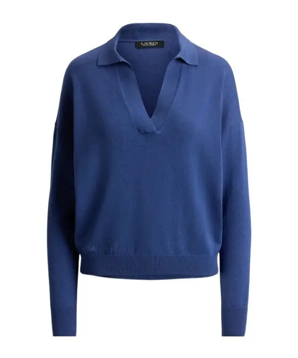 Ralph Lauren V-neck Knit Top - No