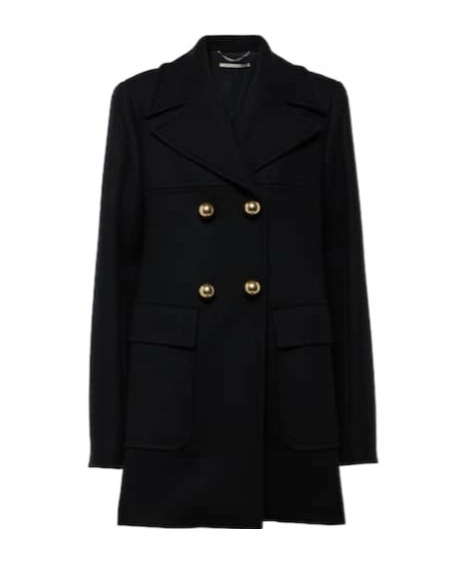 Stella McCartney Wool Coat - Black