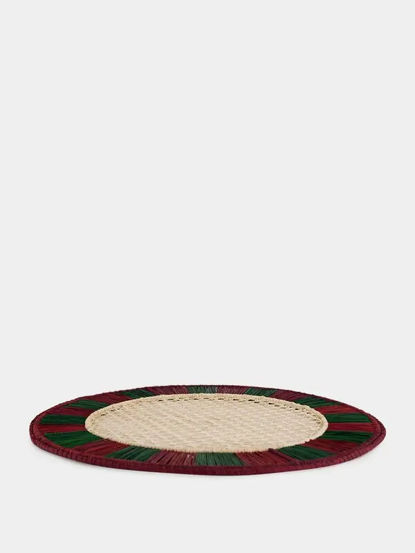 Coro Cora Twist Iraca Palm Fiber Placemat